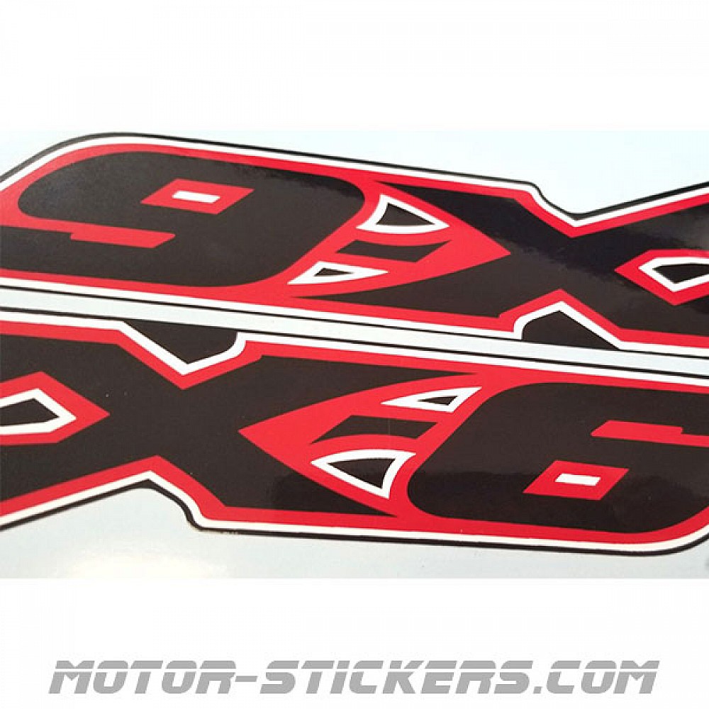 Kawasaki ZX-6R 2002 decals