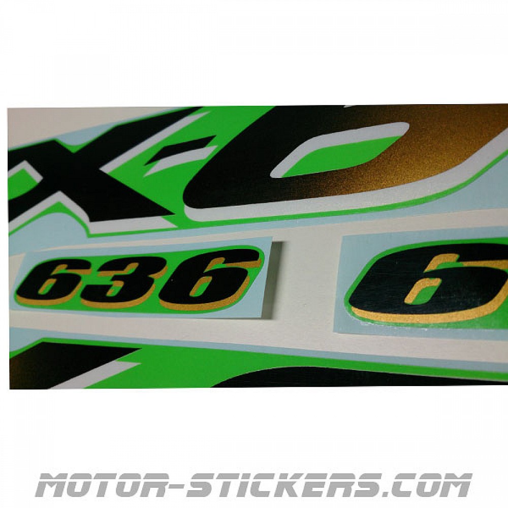 Kawasaki ZX-6R 2003 decals