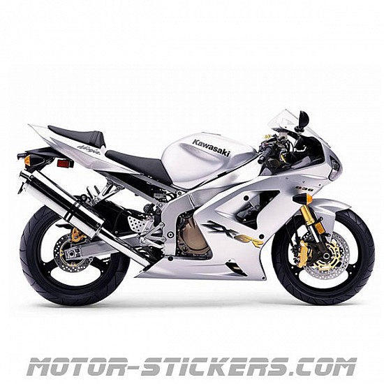 Kawasaki ZX-6R 2003 stickers