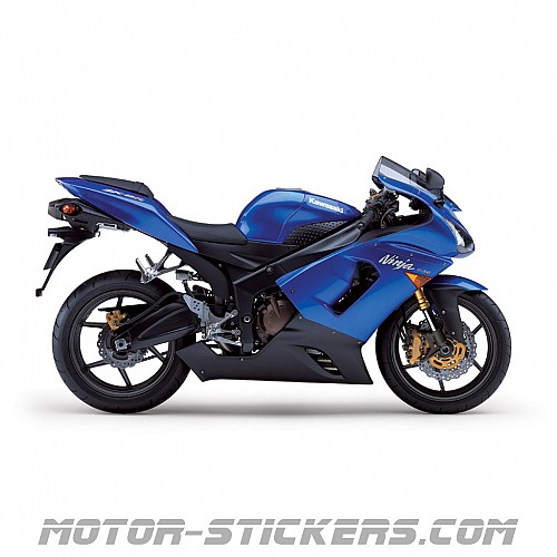 Kawasaki ZX-6R 2006 decals
