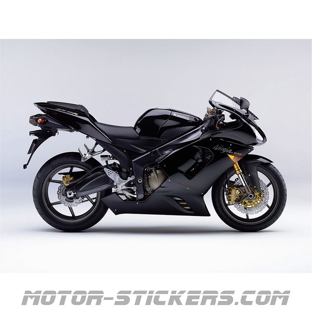 Kawasaki ZX-6R 2006 decals