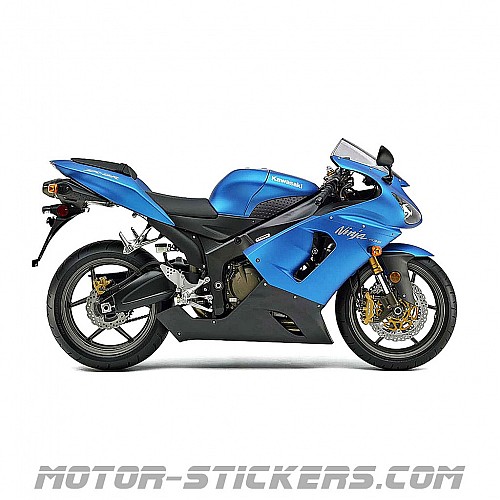 Kawasaki ZX-6R 2006 decals
