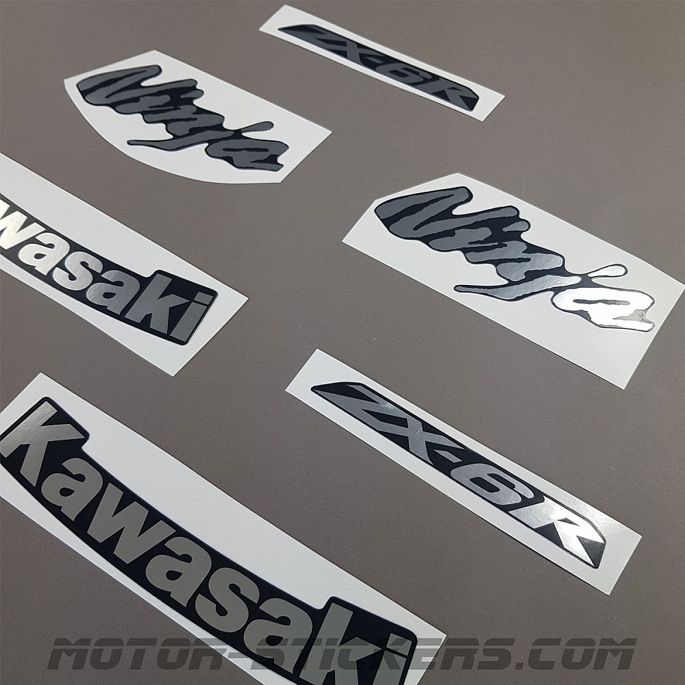 Kawasaki ZX-6R 2007 stickers