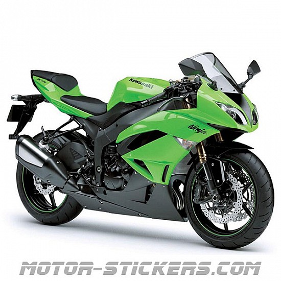 Kawasaki ZX-6R '07-2008 decals