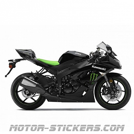 Kawasaki ZX-6R '09-2011 decals