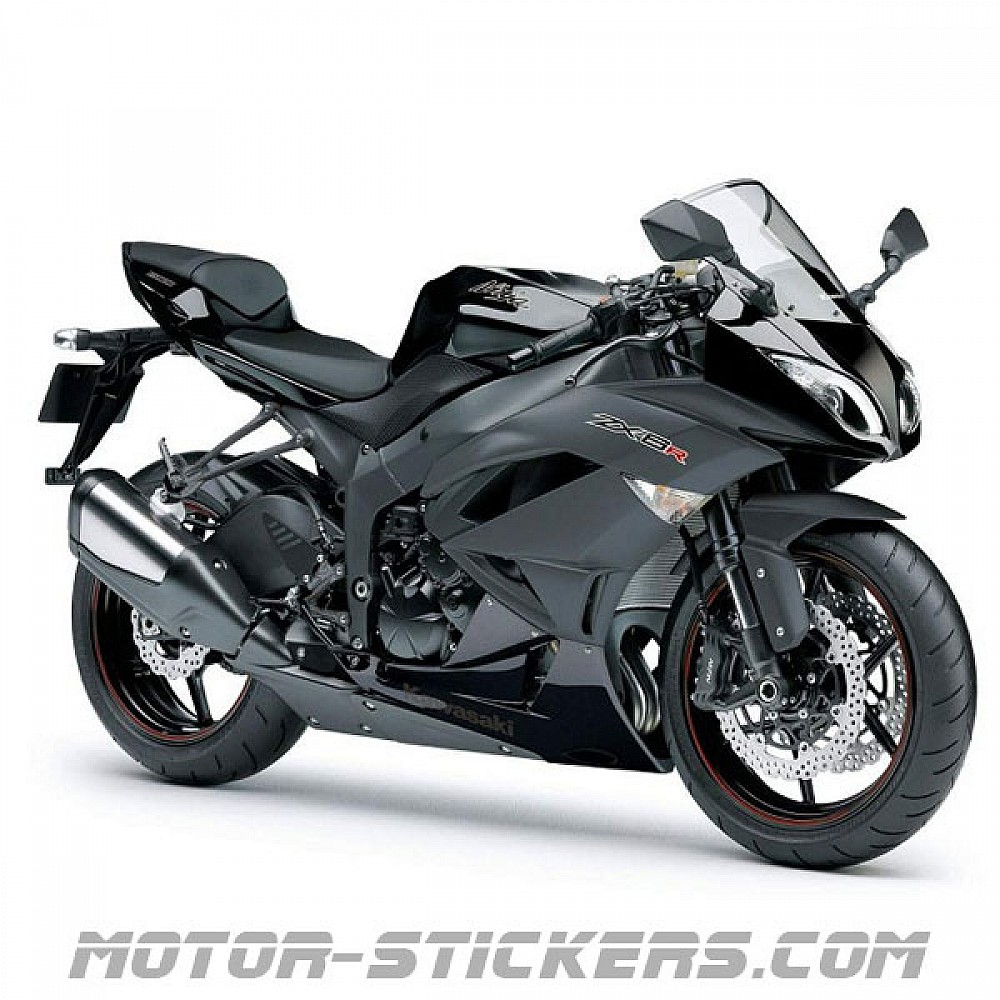 Kawasaki ZX-6R 2012 decals