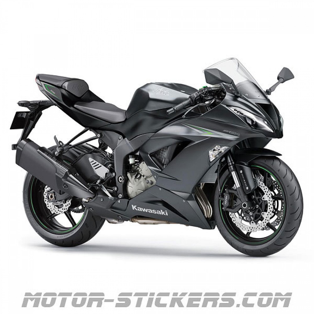 Kawasaki ZX-6R 2016 decals