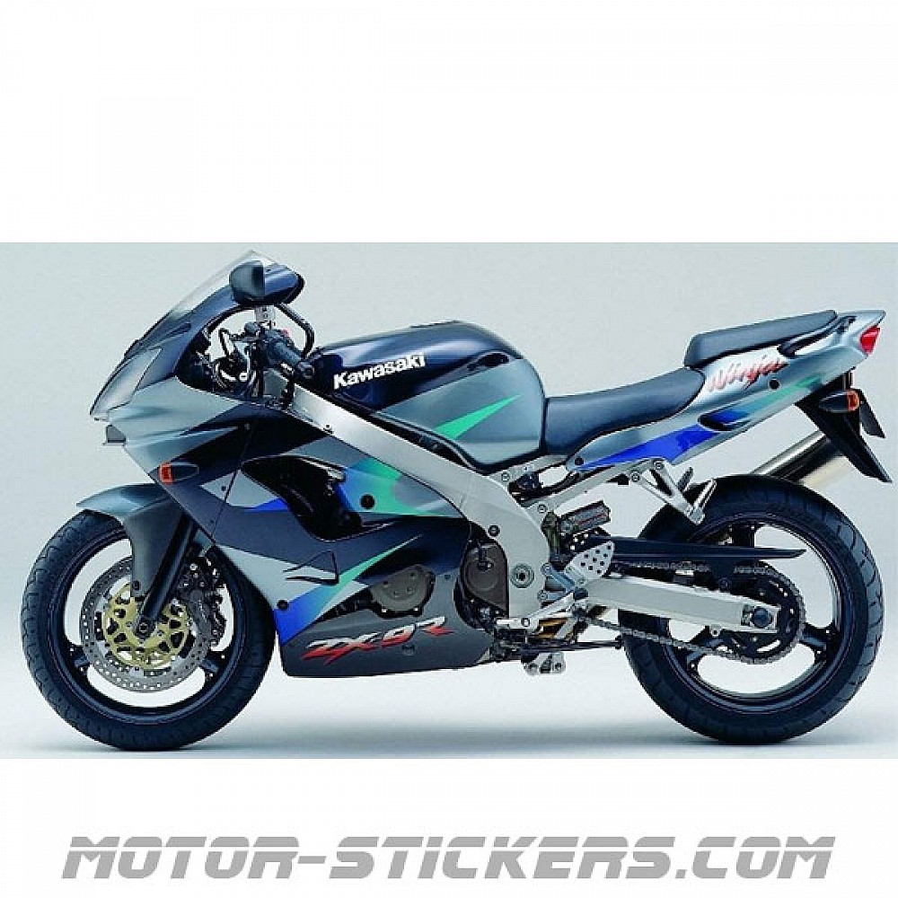 Kawasaki ZX-9R 1995 decals