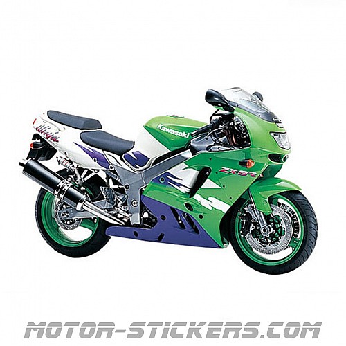 Kawasaki ZX-9R 1997 autocollants