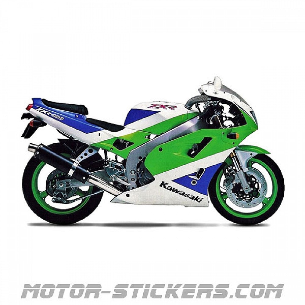 Kawasaki ZXR 400 1991 decals