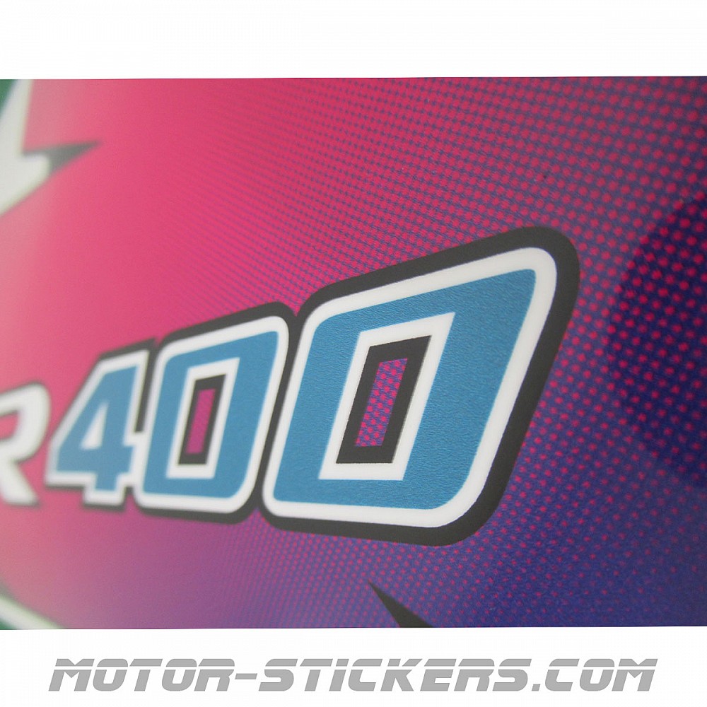 Kawasaki ZXR 400 1994 decals