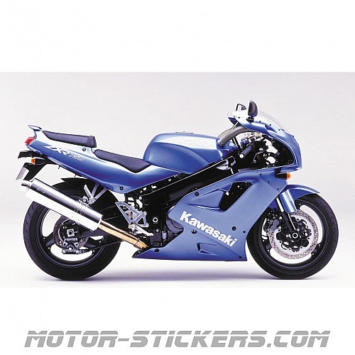 Kawasaki ZXR 750 1991 decals