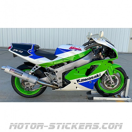 Kawasaki ZXR 750 1992 decals