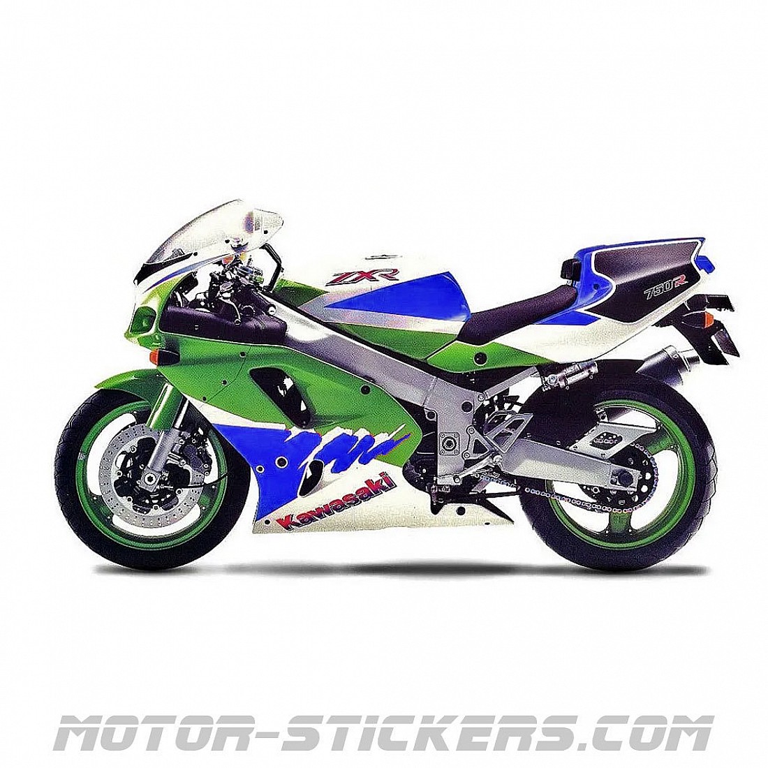 Kawasaki ZXR 750R 1993 decals