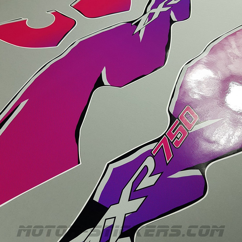 Kawasaki ZXR 750 1993 decals