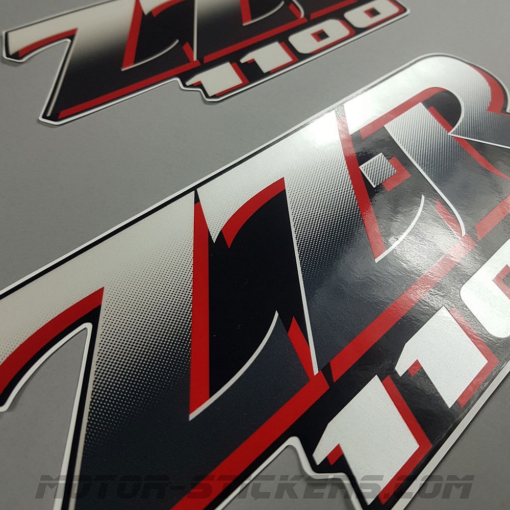 Kawasaki ZZR 1100 1992 decals
