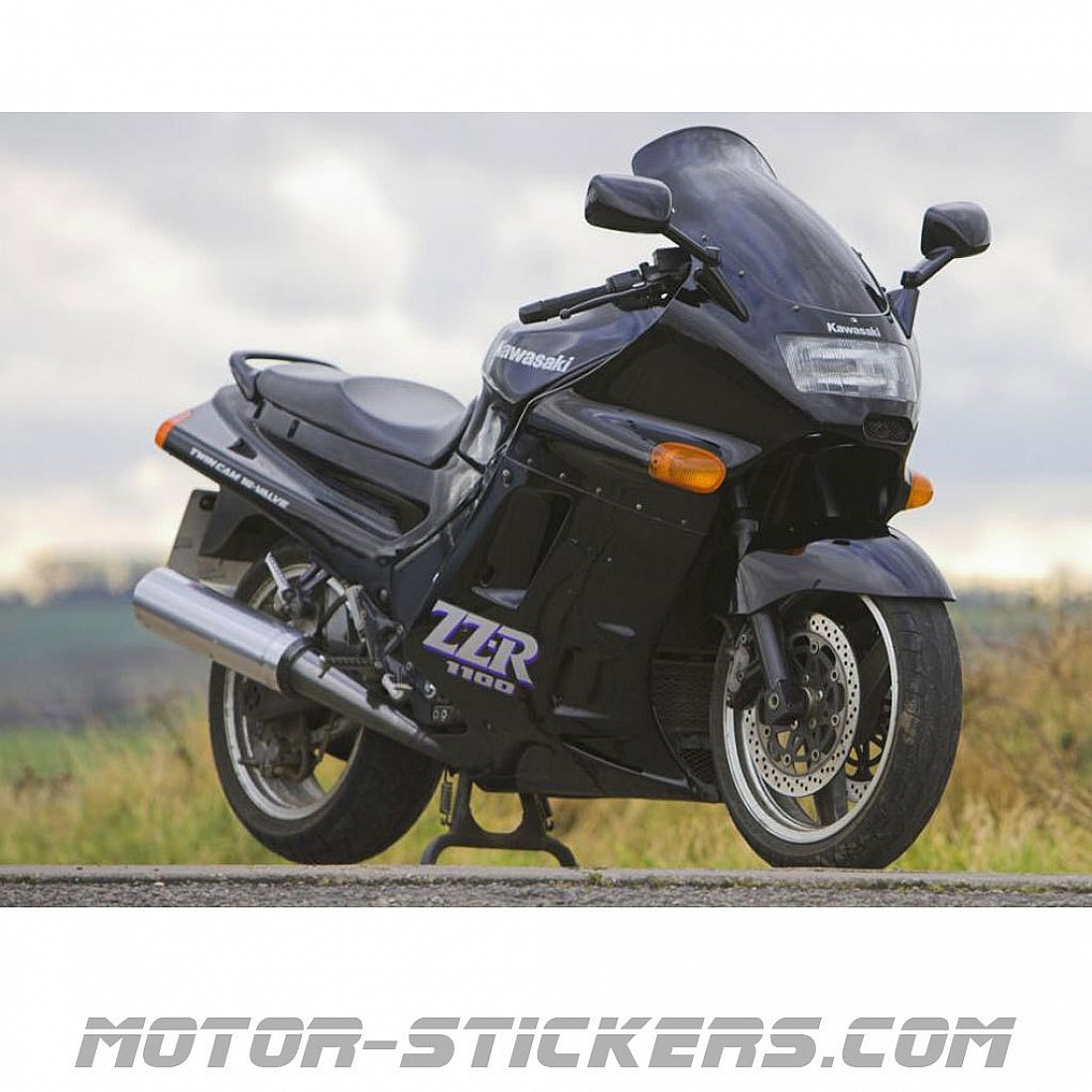 Kawasaki ZZR 1100 1992 decals