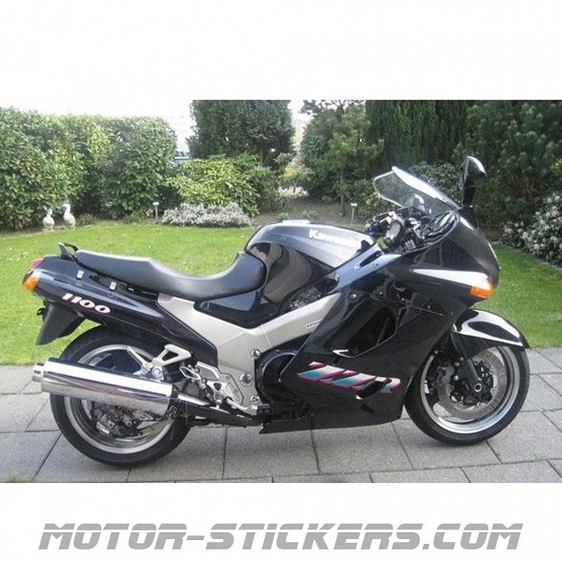 Kawasaki ZZR 1100 1993 decals