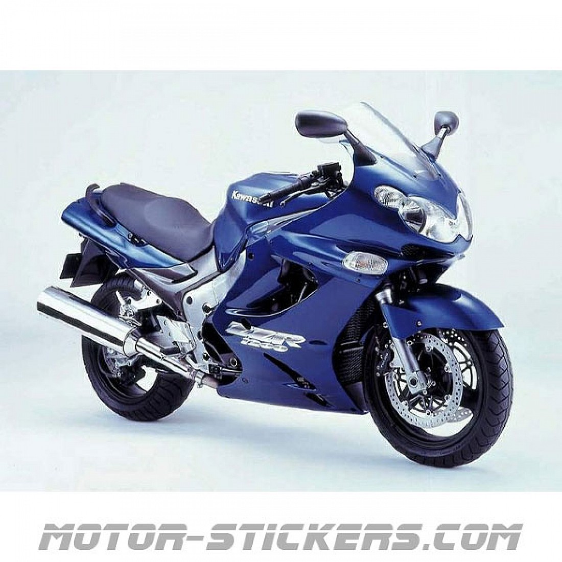 Kawasaki ZZR 1200 2002 decals