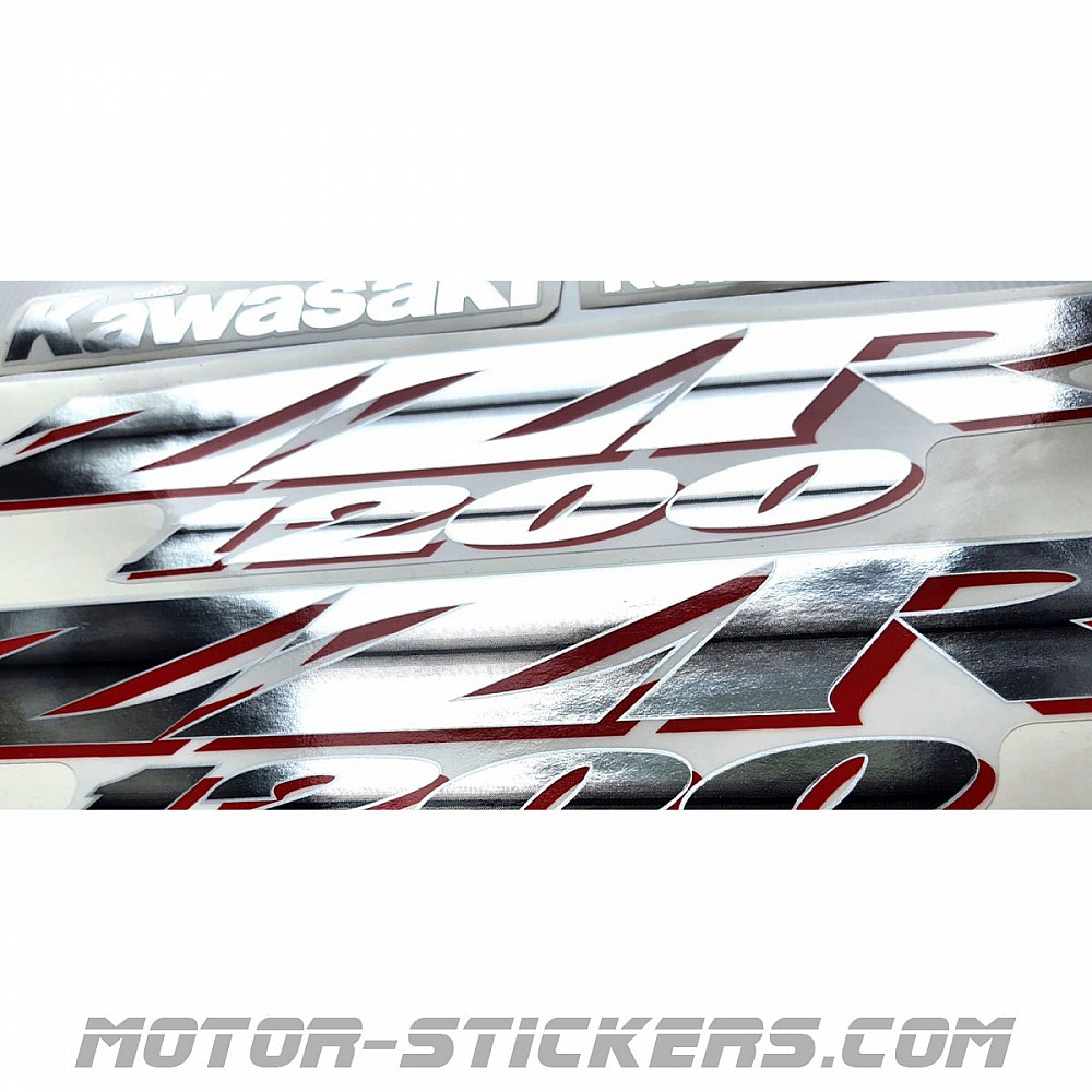 Kawasaki ZZR 1200 '02-2006 decals