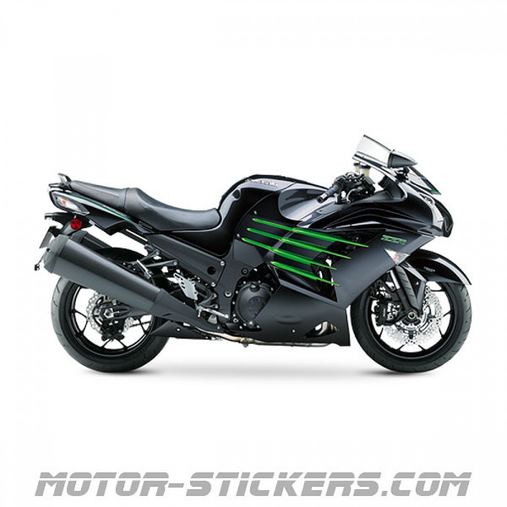 Kawasaki ZZR 1400 ZX-14 2017 decals