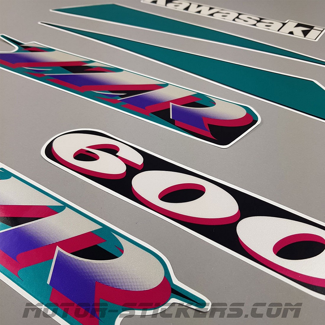 Kawasaki ZZR 600 1993 decals