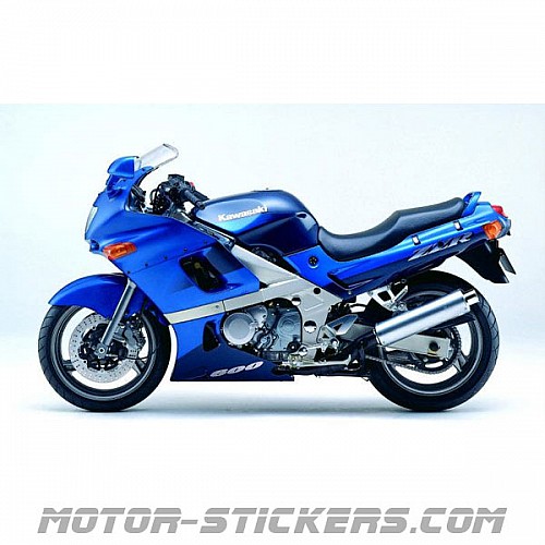 Kawasaki ZZR 600 1999-2001 stickers