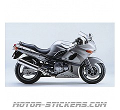 Kawasaki ZZR 600 2002 decals