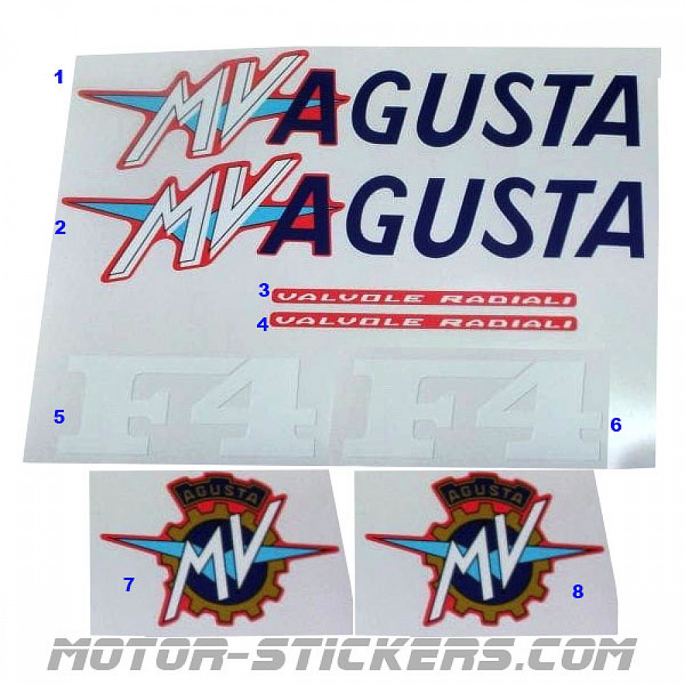 MV Agusta F4 1000 2004 decals