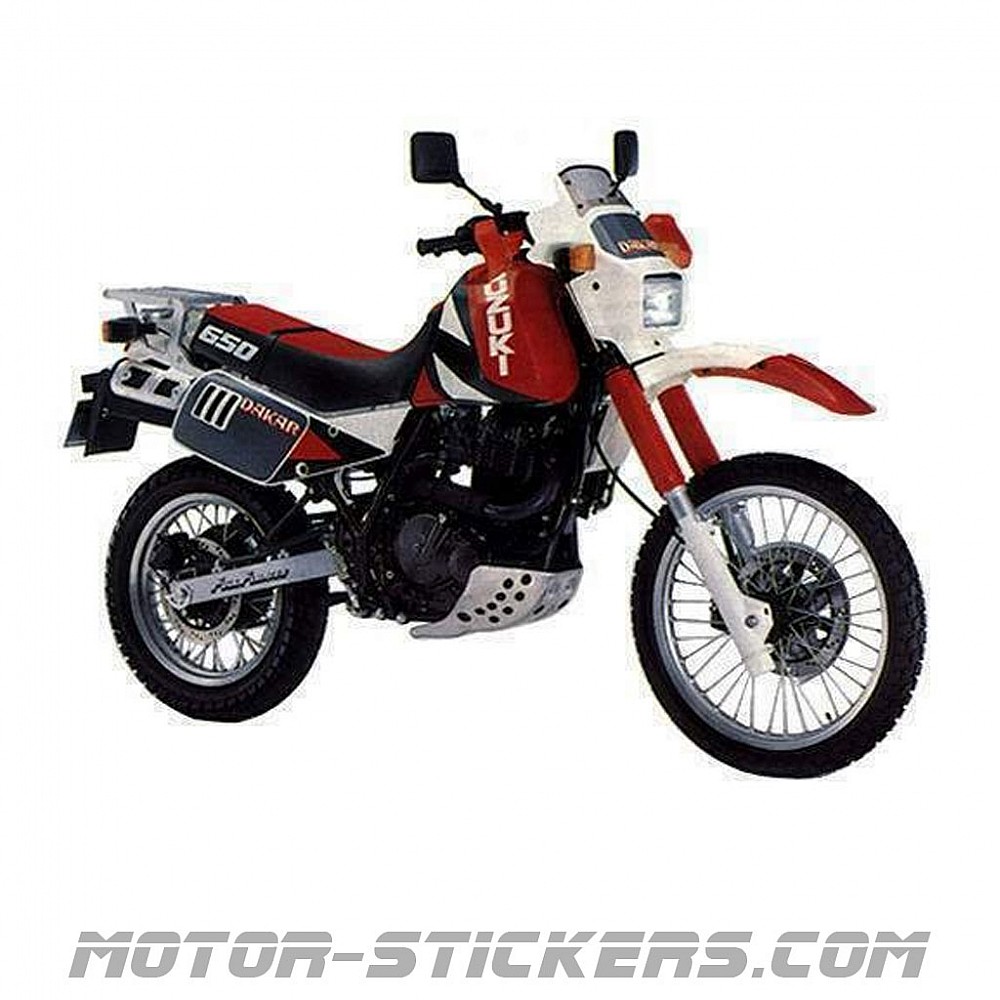 Suzuki DR 650 R/S (Dakar) 1990 decals