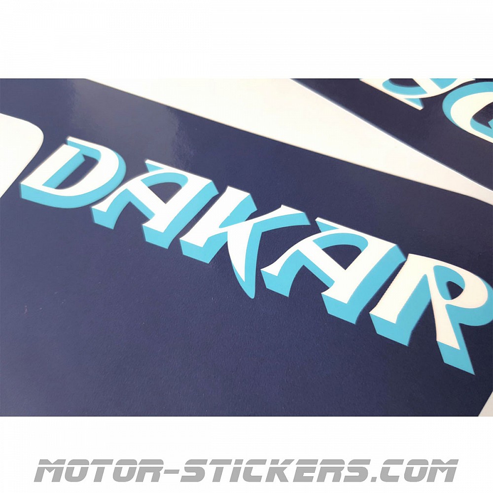 Suzuki DR 650 Dakar 1990 decals