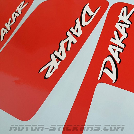 Suzuki DR 650 Dakar '91-1992 decals