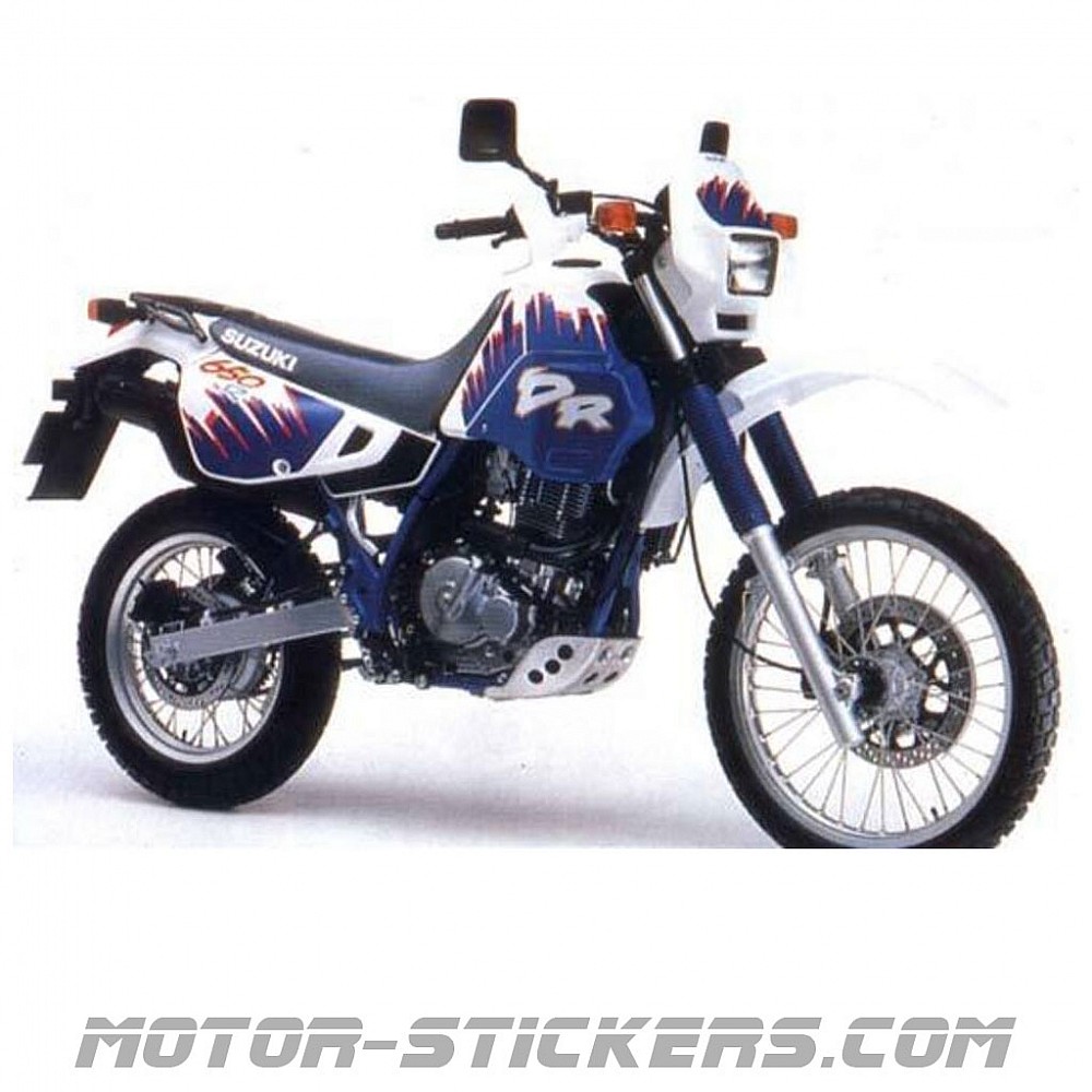 Suzuki DR 650R 1992 decals