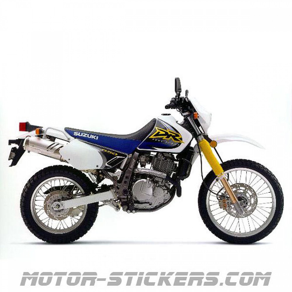 Suzuki DR 650 1999 decals