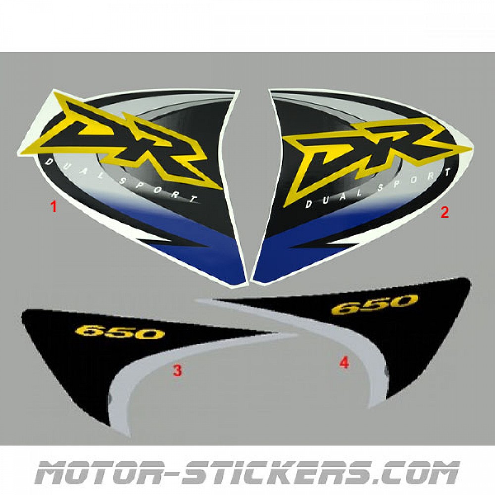 Suzuki DR 650 1999 decals