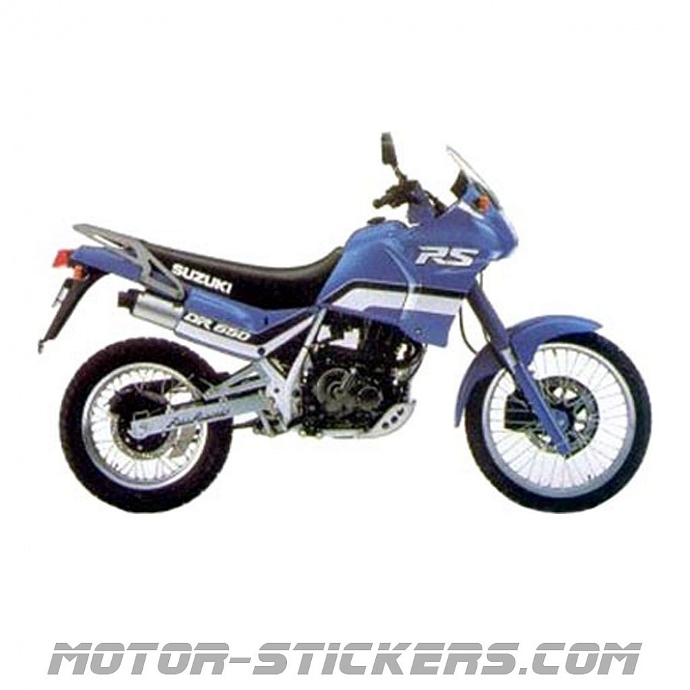Suzuki DR 650RS 1990 decals