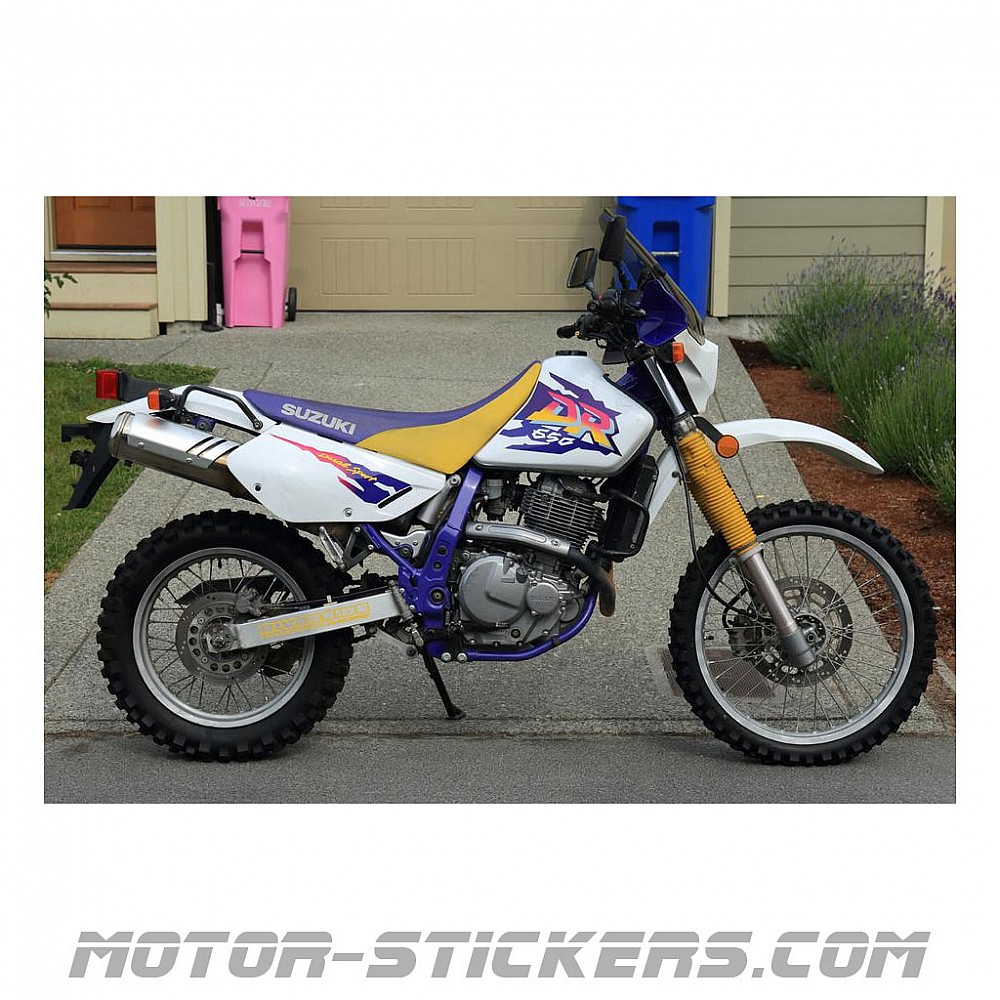 Suzuki DR 650SE 1997 decals