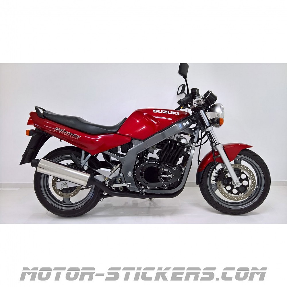 Suzuki GS 500E 1996 decals