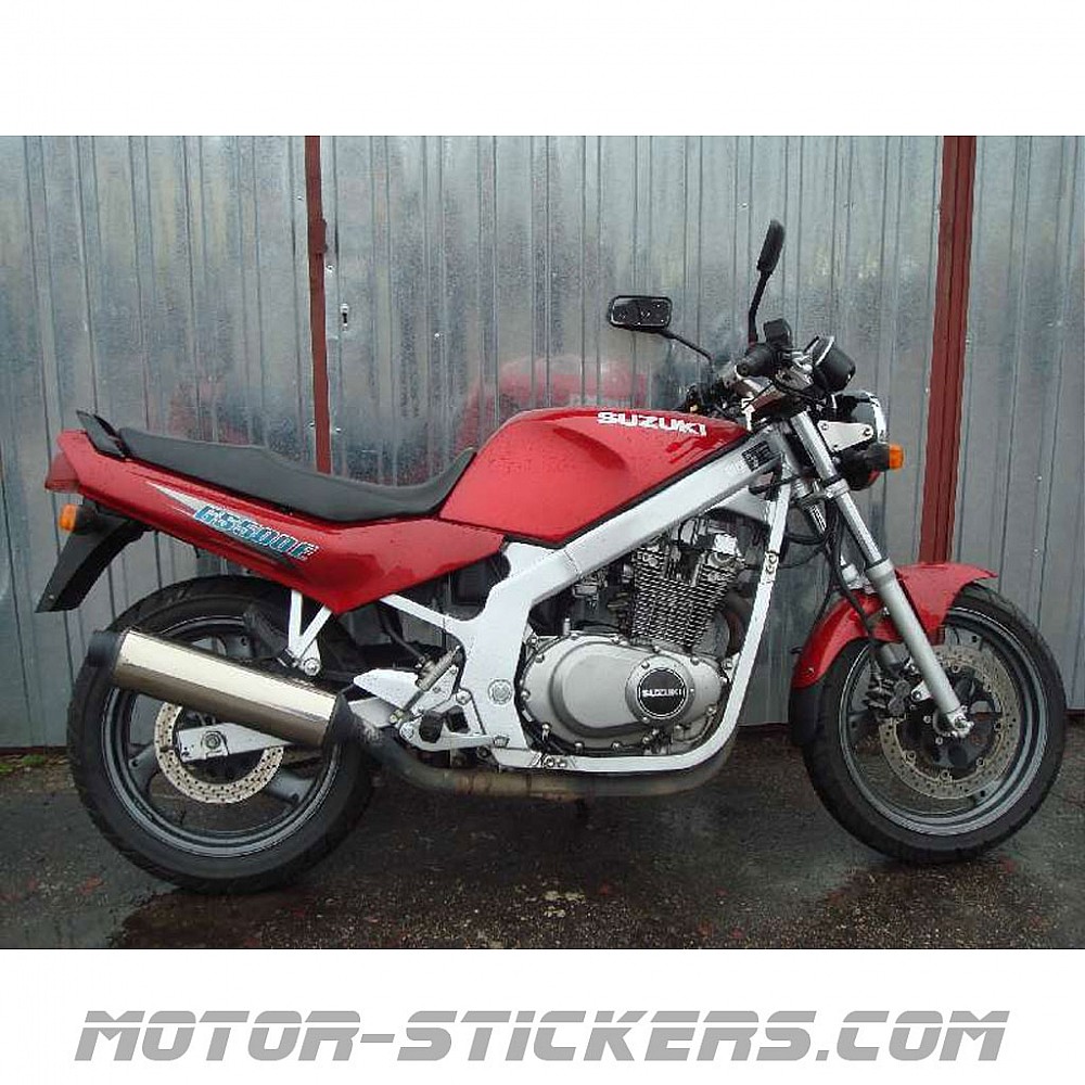 Suzuki GS 500E 1997 decals