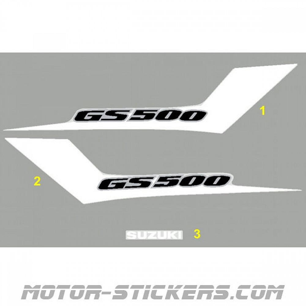 Suzuki GS 500E 2004 decals