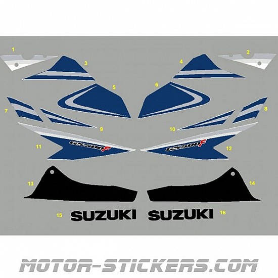 Suzuki GS 500F 2006 decals