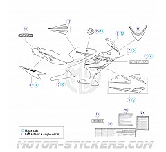Suzuki GS 500F 2006 Aufkleber