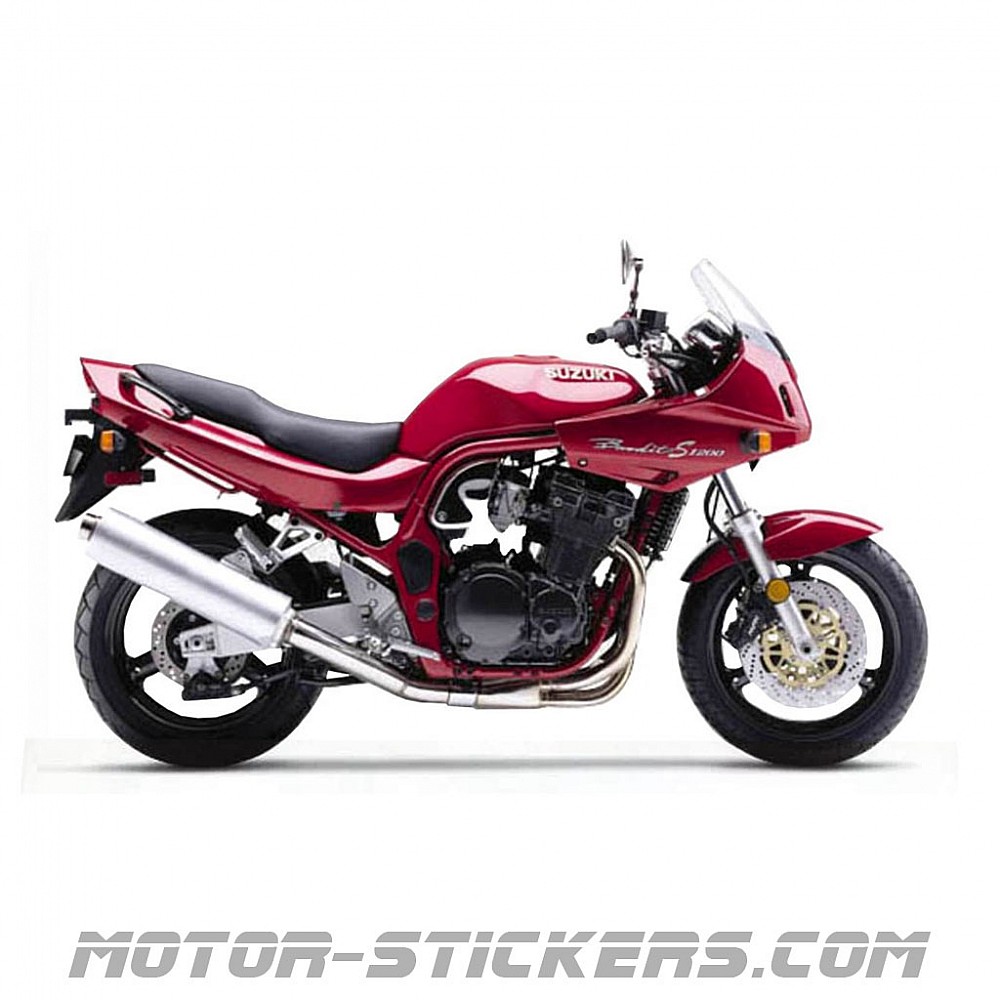 Suzuki GSF 1200S Bandit 1995-2000 decals