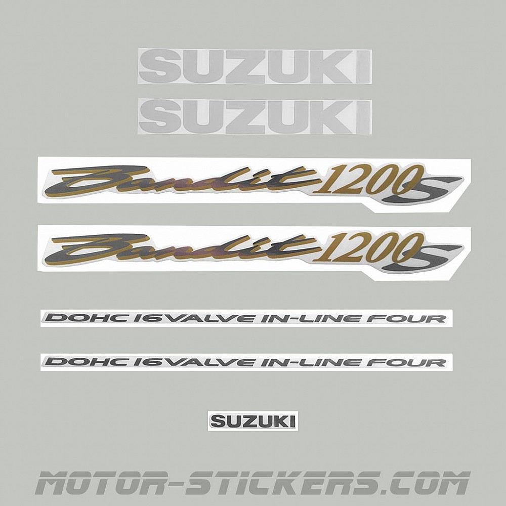 Suzuki GSF 1200S Bandit 2002 decals
