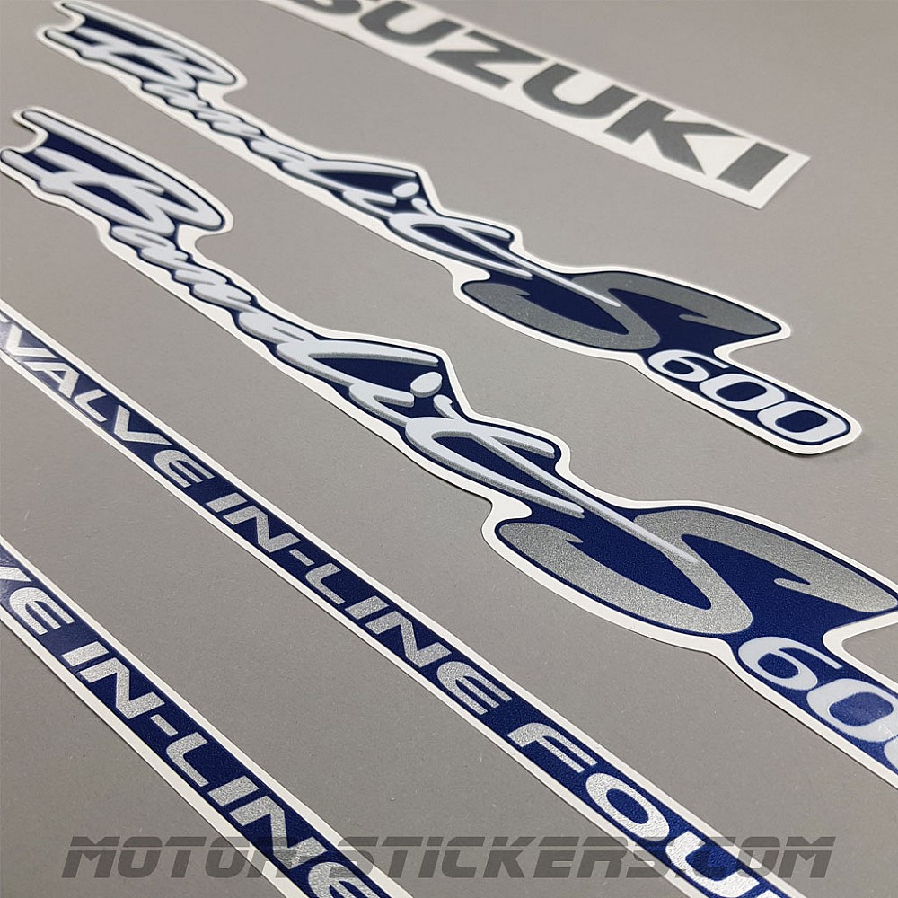 Suzuki GSF 600S Bandit 1999 decals