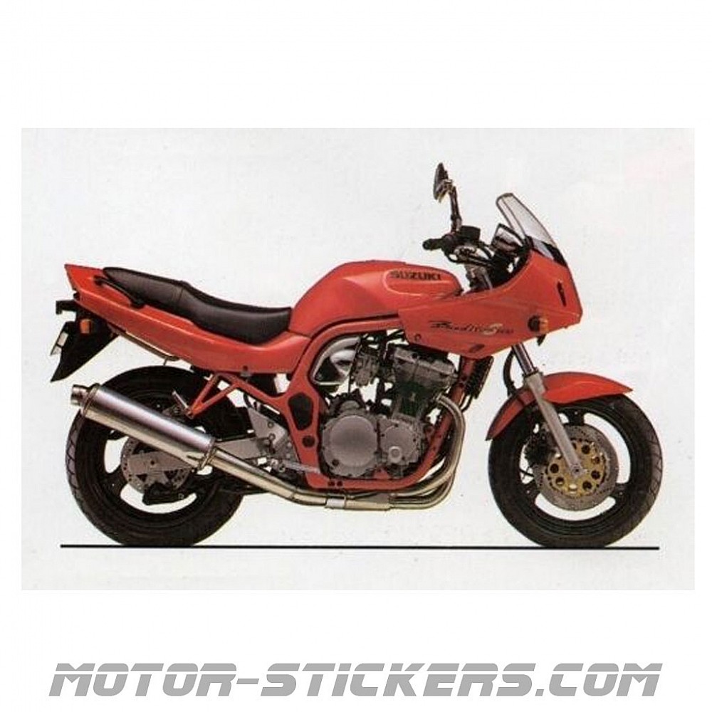 Suzuki GSF 600S Bandit 1998 decals
