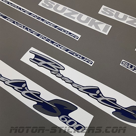 Suzuki GSF 600S Bandit 1999 decals