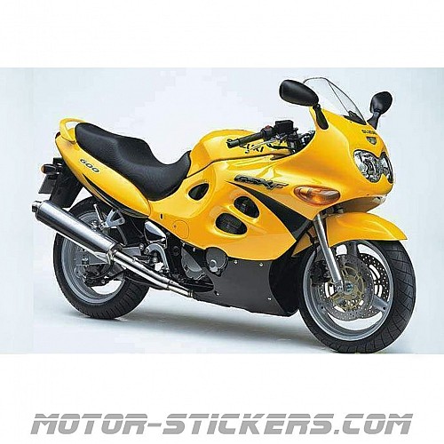 Suzuki GSX 600F 2001 decals