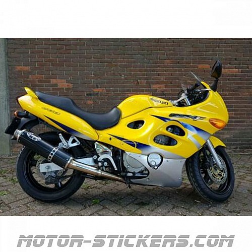 Suzuki GSX 600F 2002 decals
