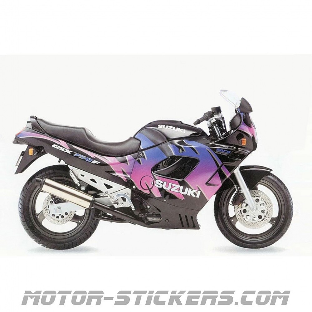 Suzuki GSX 750F 1992 decals